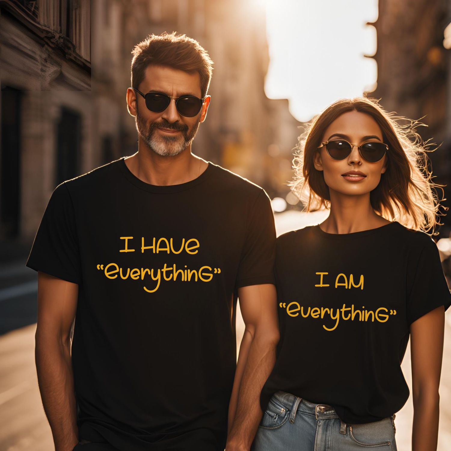 I have Everything I am Everything Couple T-Shirt – T Bhai