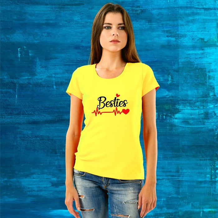 Besties T-Shirt for Women exclusive at T Bhai
